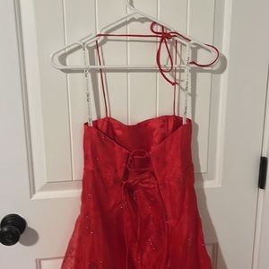 Zum Zum by Niki Livas | Dresses | Zum Zum Red Vintage 9s Prom Dress ...